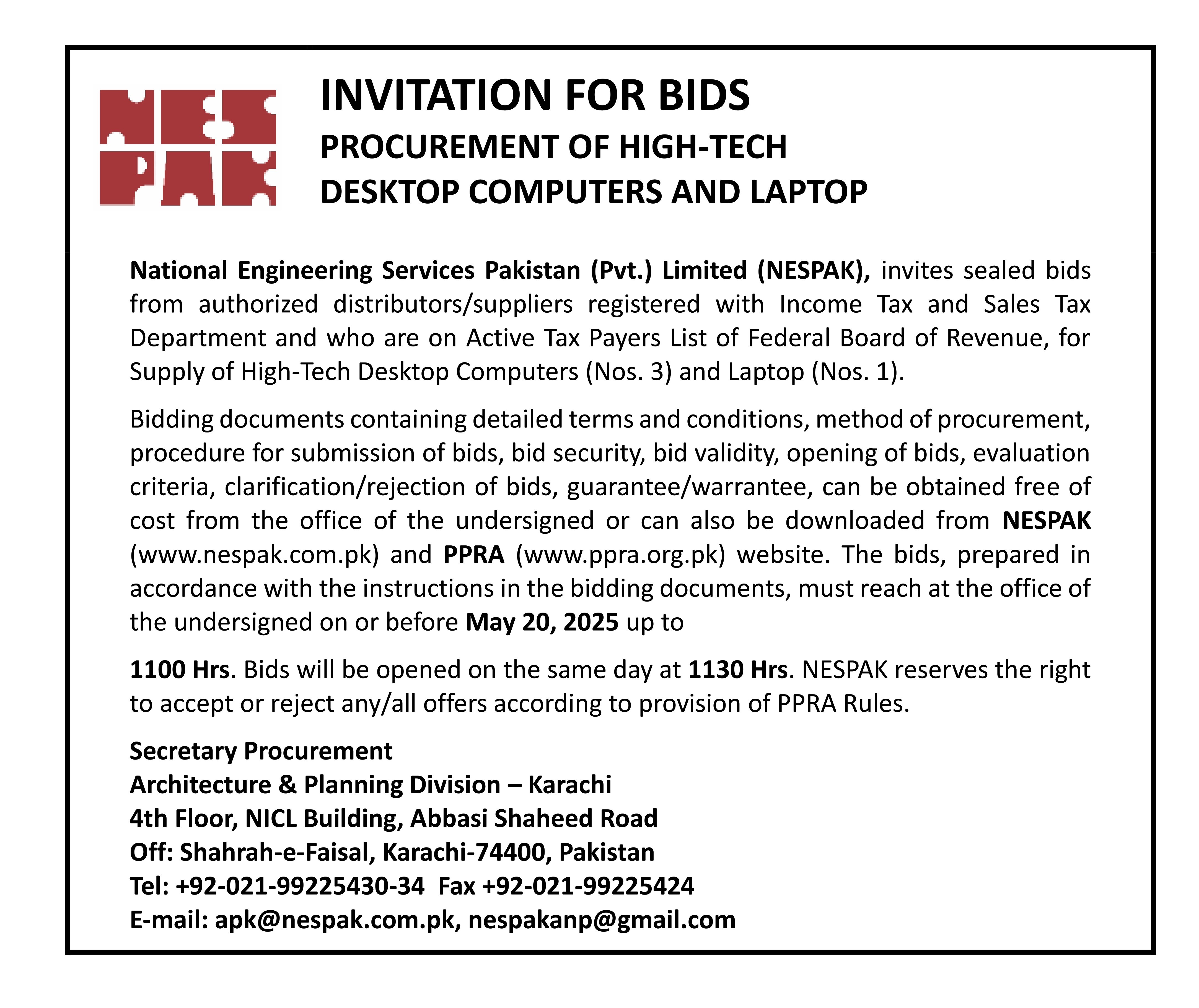 NESPAK National Engineering Services Pakistan